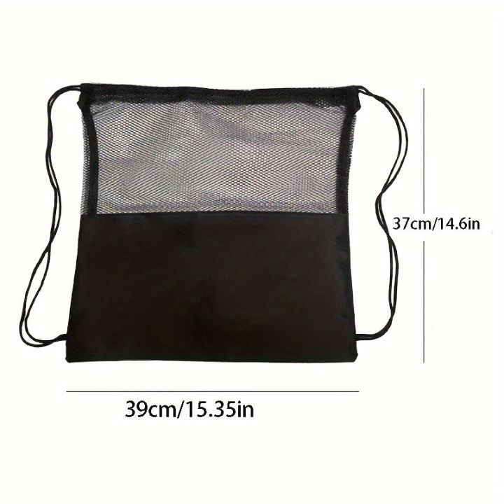 Travel Outdoor Sports Volleyball Soccer Net Bag Backpack Drawstring 1pc ...