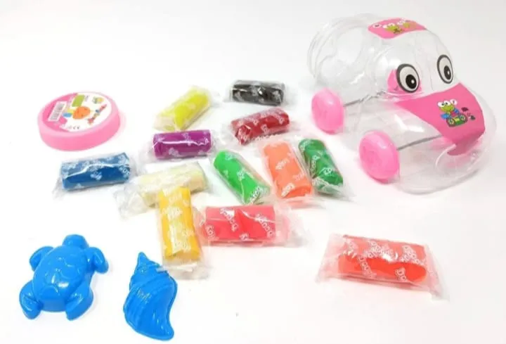 KIDS PLAY DOUGH CAR PLAYSET TOY FOR KIDS / TOYS FOR KIDS | Daraz.pk