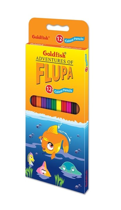 Goldfish Flupa Colour Pencils 12 | Daraz.pk