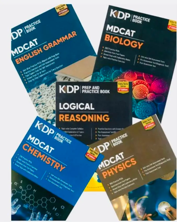 Kips MDCAT books 2025 set KDP EDITION 4th ed : Set of 5 MDCAT Practice ...