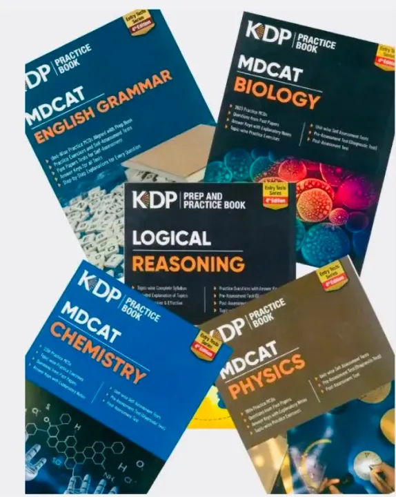 Kips MDCAT books 2025 set KDP EDITION 4th ed : Set of 5 MDCAT Practice ...