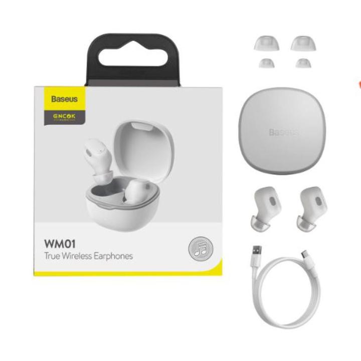Baseus WM01 Encok True Wireless Bluetooth Earphones | Daraz.pk
