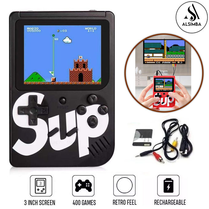 SUP Game Box 400 In 1 Retro Video Game Rechargeable Single Player ...