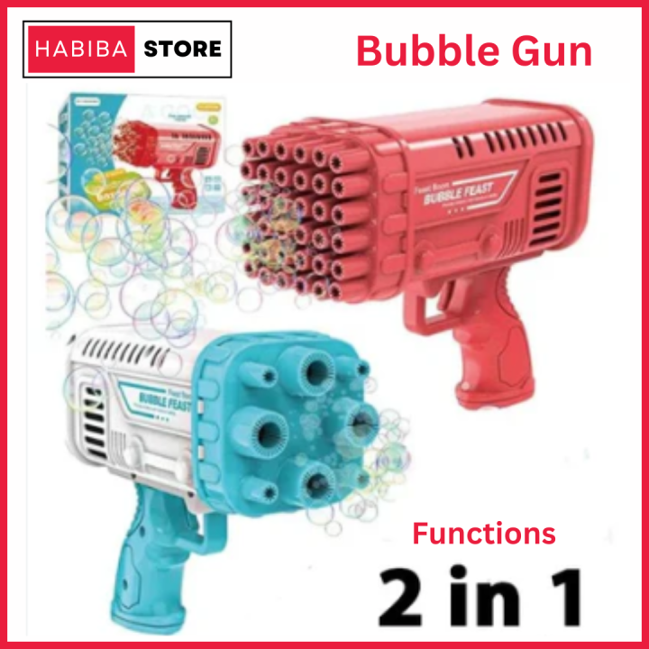 Electric Bubble Blower Machine Toy for Kids – Automatic Handheld Bubble ...
