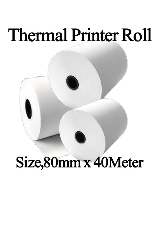 Thermal Paper Roll - 48grm - 80mm - 40 meters - Original Hansol Korea ...