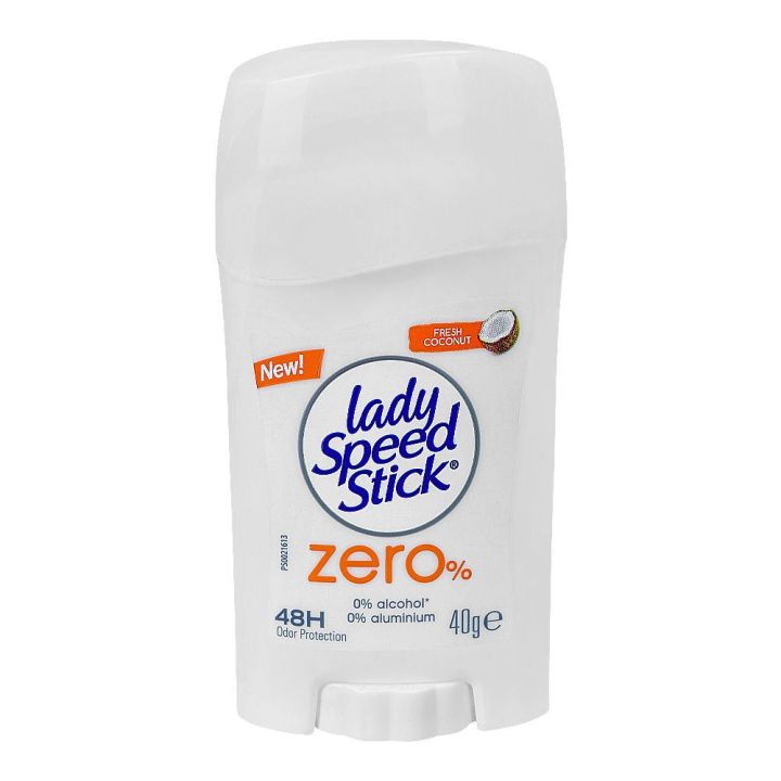 Lady Speed Stick Zero% Fresh Coconut Deodorant, For Women, 40g | Daraz.pk