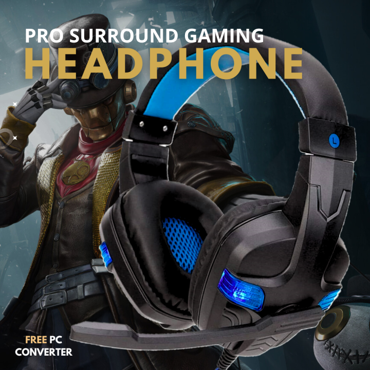 Gaming AUTO-BOT Headphones 3D Headphone with Noise Canceling Mic, Bass ...