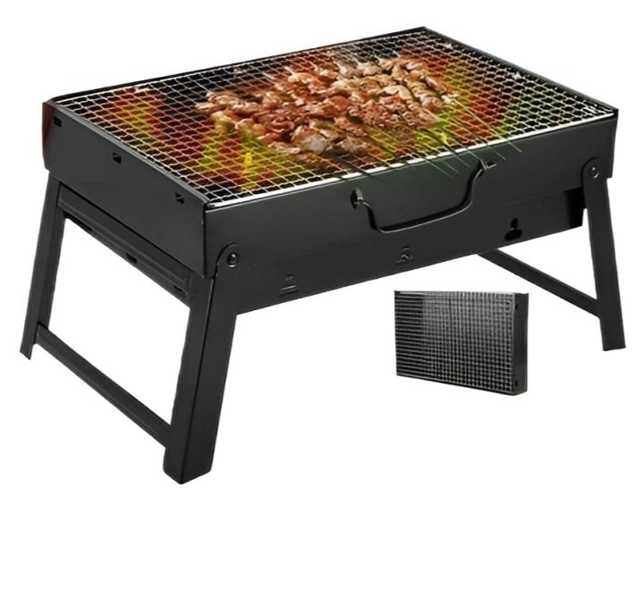 Portable and Foldable Barbeque Grill Set for Home, Picnic, Outdoor ...