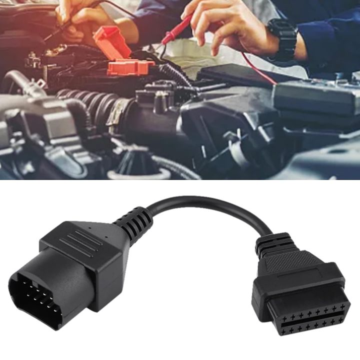 17 Pin Code Reader Adapter, 17Pin to 16Pin OBD2 Adapter Connector ...
