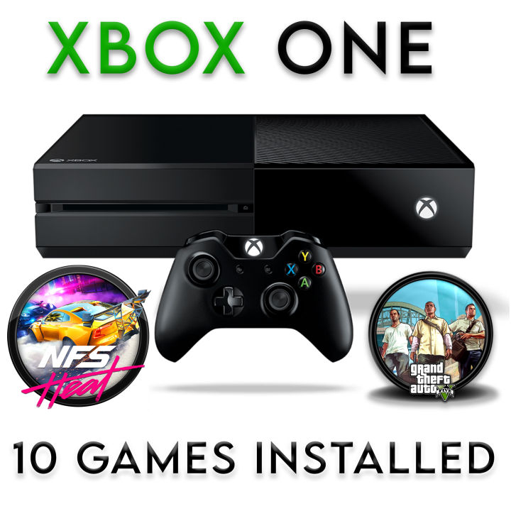 Xbox One with 10 Games installed Refurbished Daraz.pk