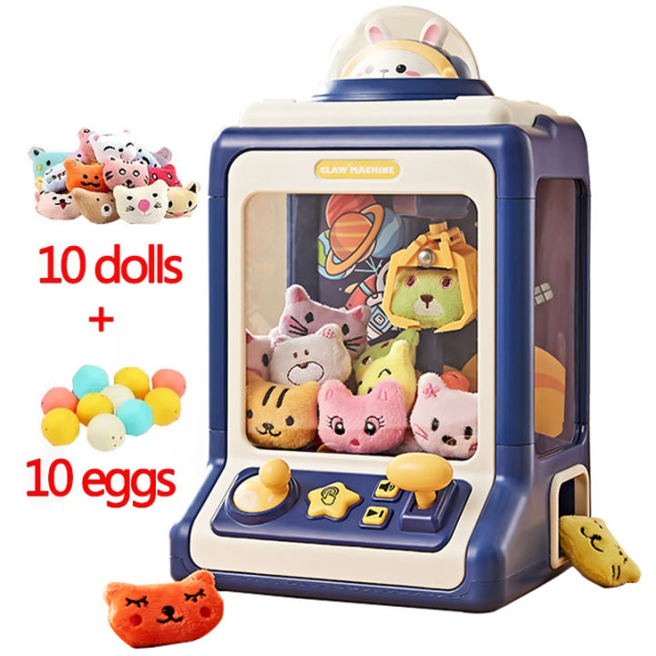 Cartoon Automatic Toy Claw Machine Doll Machine Kids Operated Play Game ...