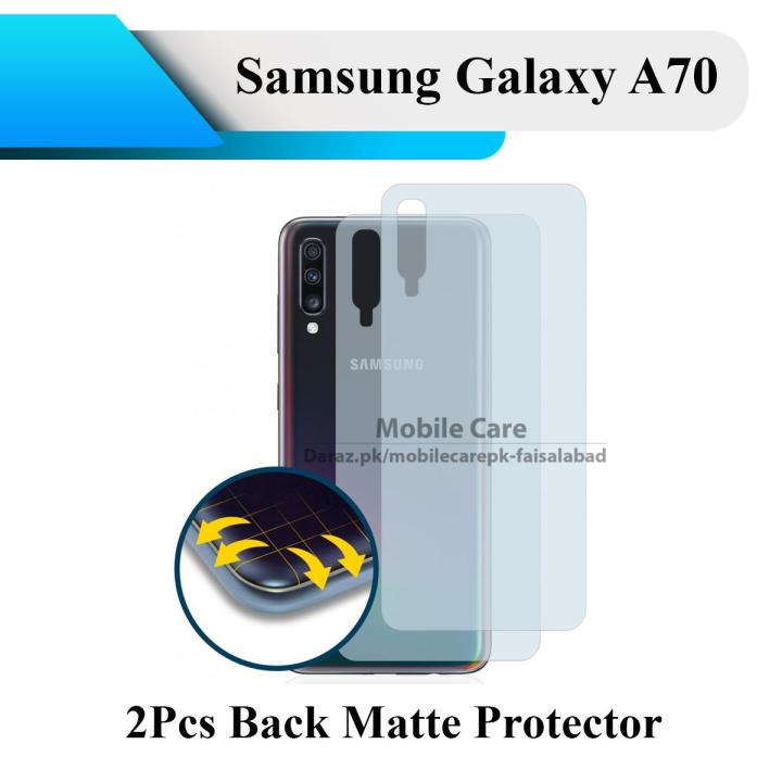 Back Matte For Samsung A70 - 2Pcs | Daraz.pk