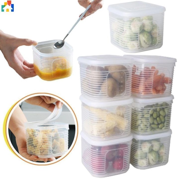 380ML Food Preservation Boxes Refrigerator Frozen Soup Box Vegetable ...