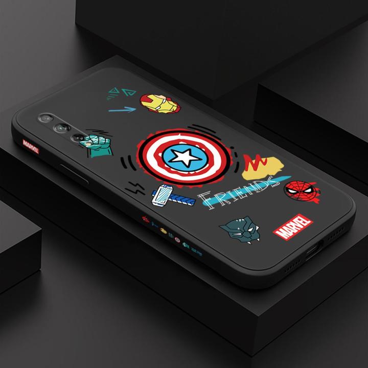 Huawei Y8P Marvel Superhero Ironman Spiderman Captain American Print ...