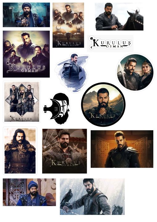 kurulus osman Stickers for Laptop Car Bike Phone Stickers | Daraz.pk