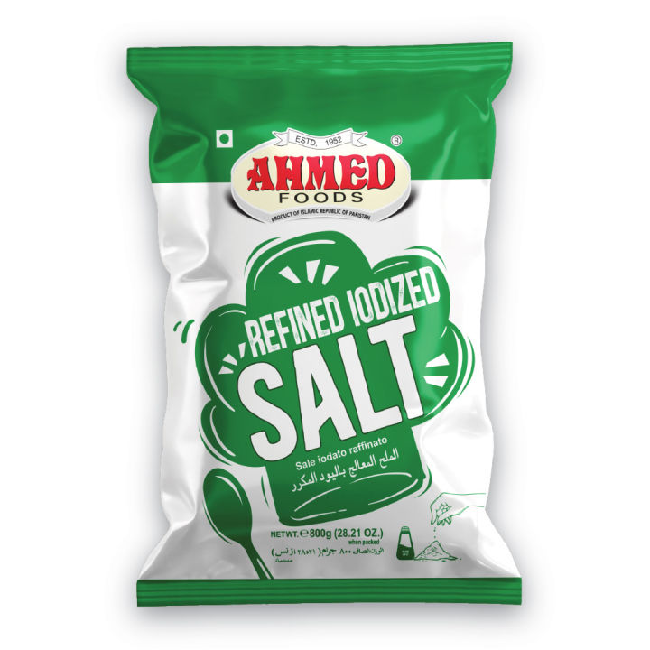 Ahmed Refined Iodized Salt 800g | Daraz.pk