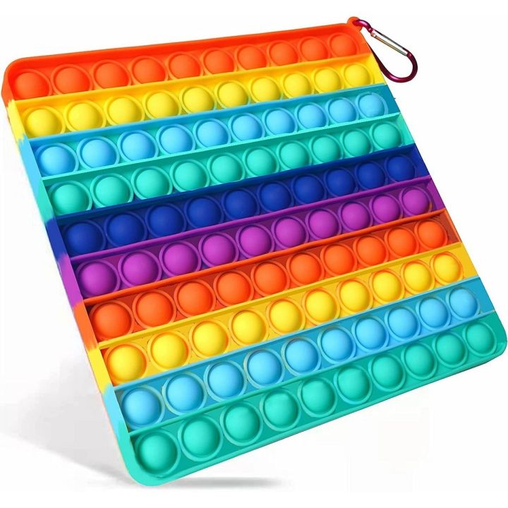 big size pop it square POP Toy Bubble Squeeze Sensory big square and ...