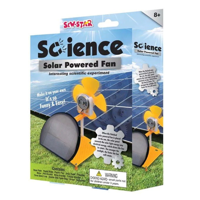Science Solar Powered Fan Interesting Scientific Experiments Easy DIY ...