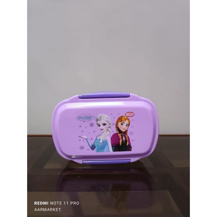 Double Layer School Lunch Box with Spoon Benten , Frozen , Barbee ...