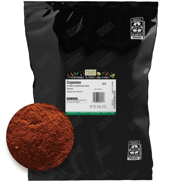 Chili Peppers Ground, Cayenne 35,000 HU, Kosher | 1 lb. Bulk Bag | Daraz.pk
