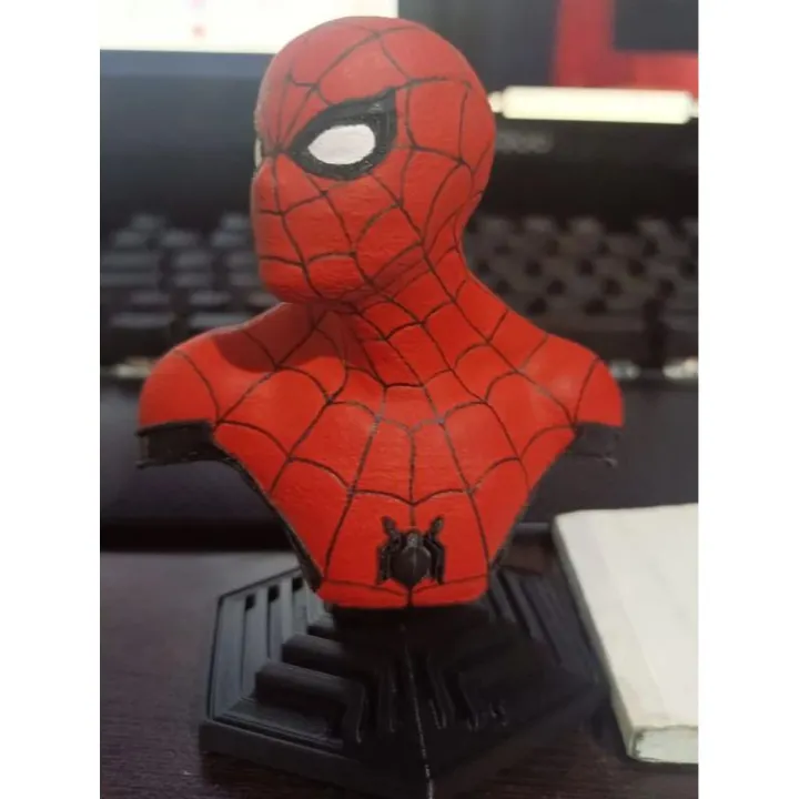 Spiderman Bust Action Figure Customized hand made | Daraz.pk