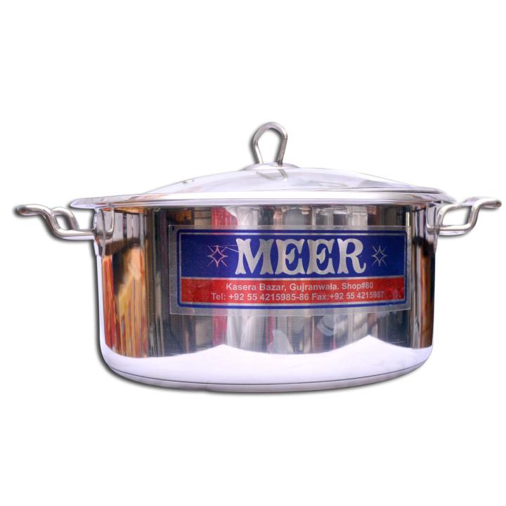 Alpha Daighcha Stainless Steel Glass Lid 24cm | Daraz.pk