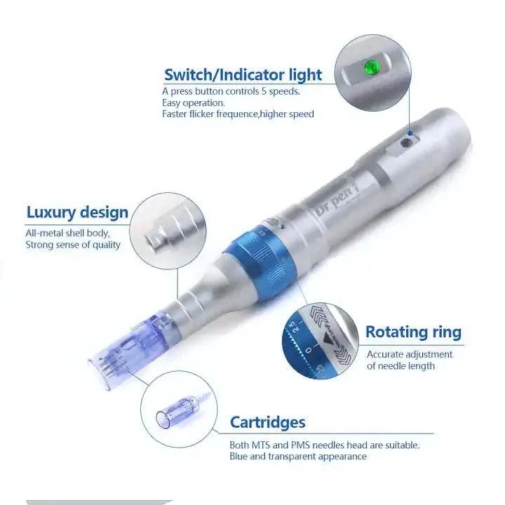 DR Pen A6 with LED display and speed control by saloon aesthetics ...