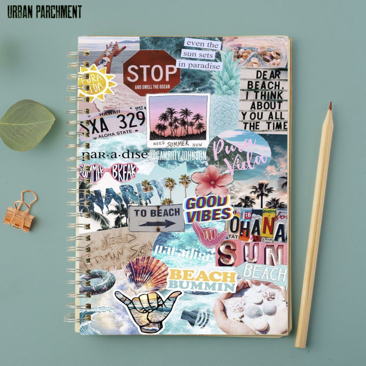 Good Vibes - A4 Spiral Notebook with Plastic Sheet | Daraz.pk