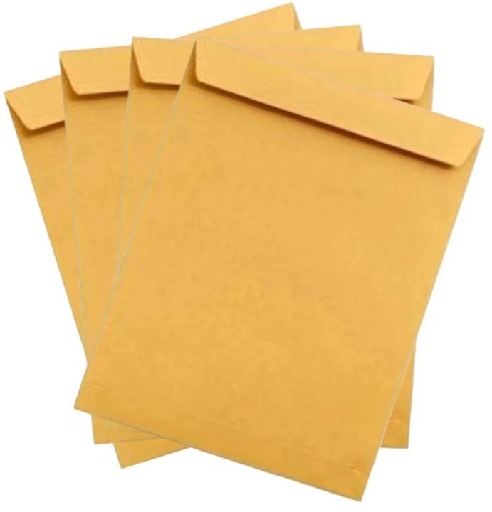A4 Brown Envelopes – Kraft Paper Office Envelopes for Documents ...