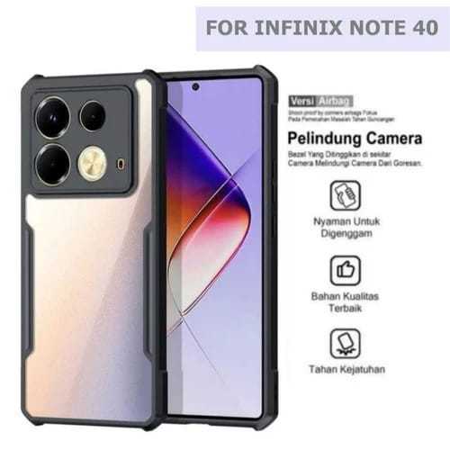 Infinix_Note 40 Ipaky Shockproof Hybrid Armor Back Case Full Edge Cover ...
