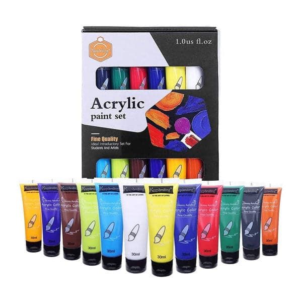 Keep Smiling Acrylic Paint Set 30ml Set | Daraz.pk