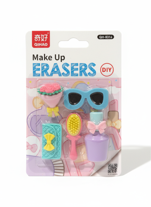 Unique Eraser Sets for Kids - Fun 3D Rubber Eraser Collection (4 Themes ...