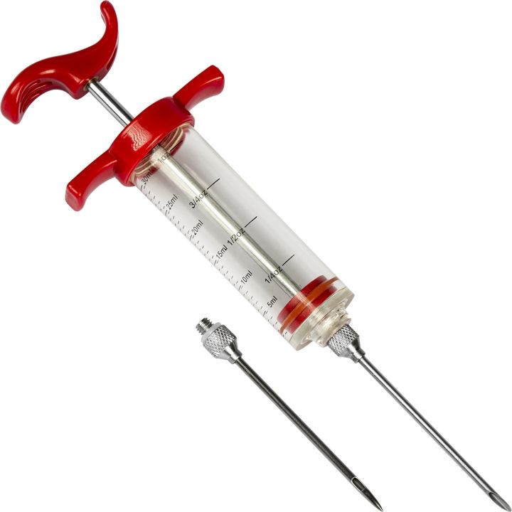 Food Marinade Meat Injector Flavor Syringe, Beef, Poultry, Turkey ...