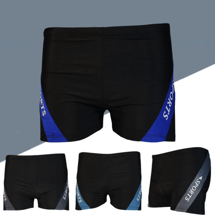 Tide Men Fashion Men's Swim Trunks Flat Angle Hot Spring Plus Size ...