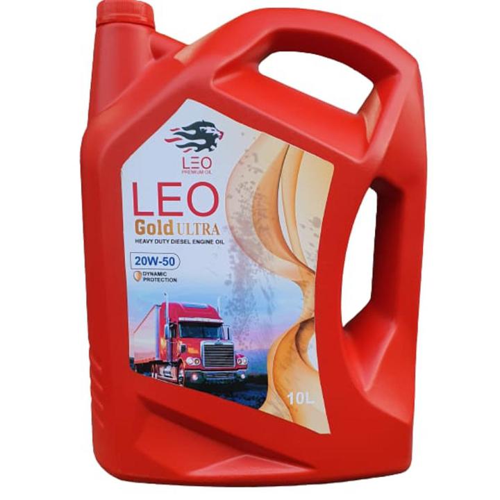 LEO GOLD Ultra 20w-50 Diesel Engine Oil 10L - Best Heavy Duty Engine ...