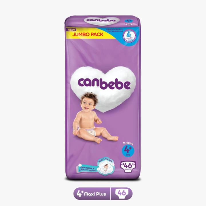 Canbebe Jumbo Maxi Plus (9-20kg, 46Pcs) | Daraz.pk