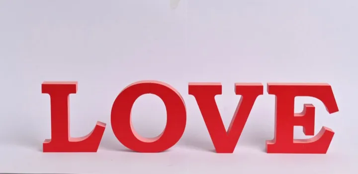 love 3d standing letters valentine decor anniversary decor room decor ...