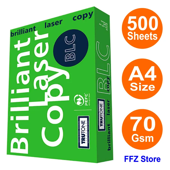 BLC A4 Paper 70-gram Rim/Ream, 500 Sheets | Daraz.pk