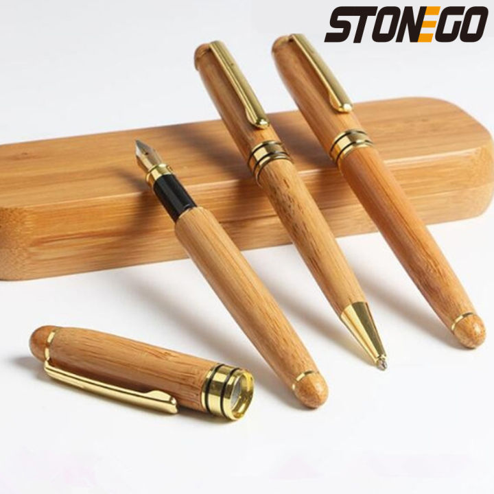 Stonego Classics Luxury Wooden Fountain Pen/signature Pen Ink 0.5mm For ...