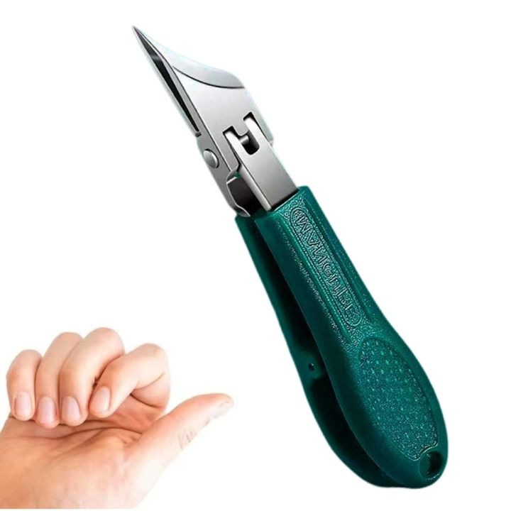 New Anti-Splash Slant Edge Nail Clipper Stainless Steel Trim Nails ...