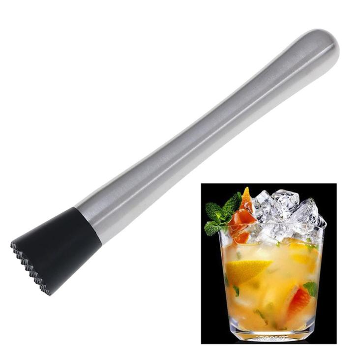 1 PC Cocktail Muddler Bar Mixer DIY Drink Fruit Muddler Crushed Ice ...