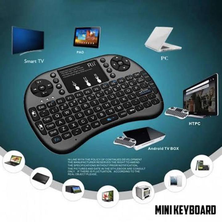 Mini Wireless Keyboard RF-500 Keyboard For Smart TV with Mouse Touchpad ...