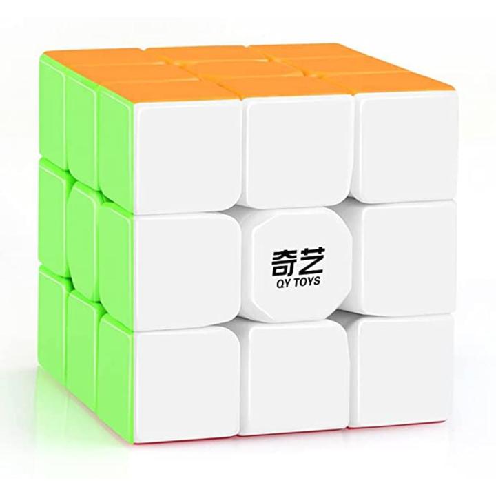 QY Toys Warrior W 3x3 Speed Cube Stickerless 3x3x3 Magic Puzzle Cube ...