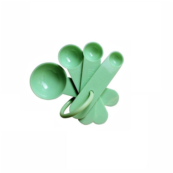 4 Pieces Plastic Measuring Spoons Set Liquid or Dry BPA Free Plastic ...