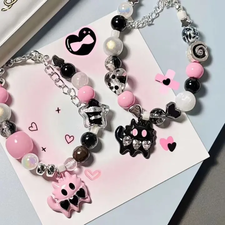 Cute Cartoon Cat Beaded Bracelets Versatile Exquisite Fashion Bracelet ...