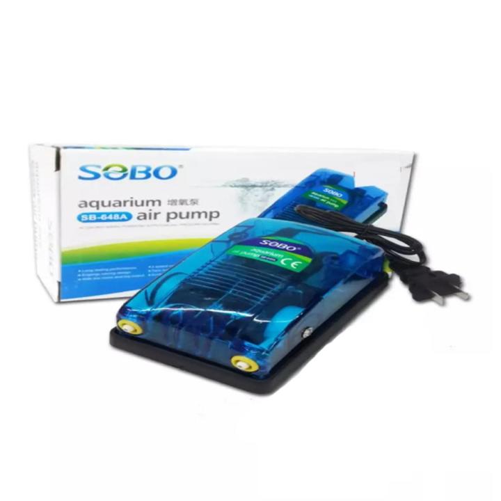 Sobo Fish Aquarium Air Pump (DOUBLE NOZZLE) (SB-648A) 5w | Daraz.pk