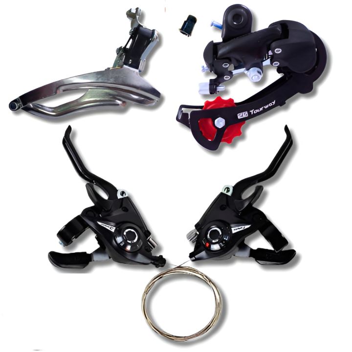 6/7 Speed Gear Shifter, Brake Lever, Disc Brake, Front & Rear ...