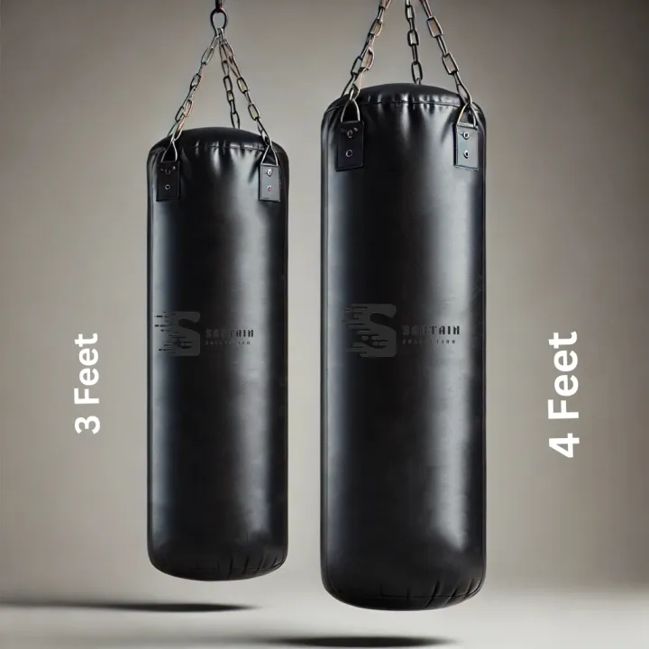 Boxing Bag, Punching Bag With Chain 3, 4 Feet Bag MMA Heavy-Duty ...