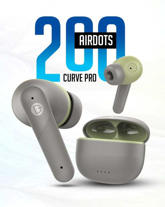 Dany Airdots 200 Curve Pro Wireless Earbuds Quad Mic With ENC IPX4 ...