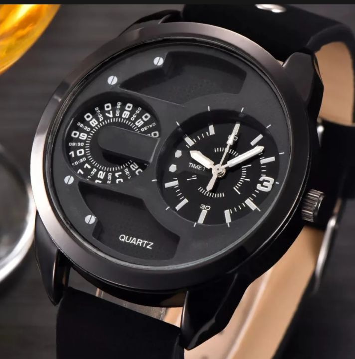 100% IMPORTED QUALITY Men Silicone Strap Round Dail Watch | Daraz.pk